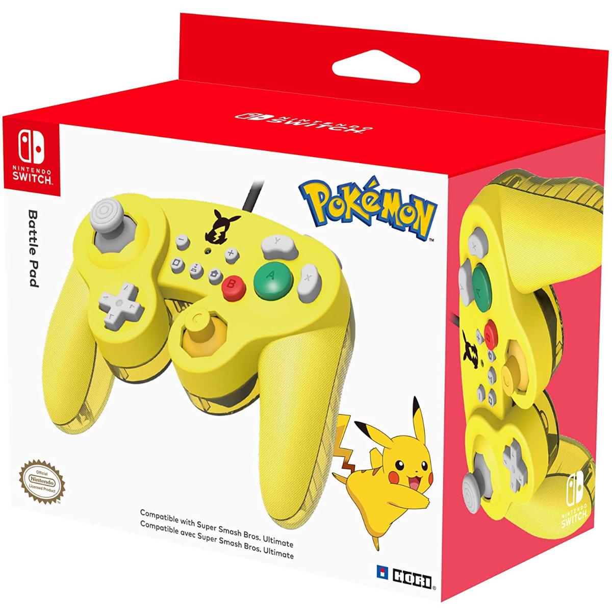 HORI Nintendo Switch Battle Pad Pikachu Gamecube Style Controller Nintendo Switch Carrefour