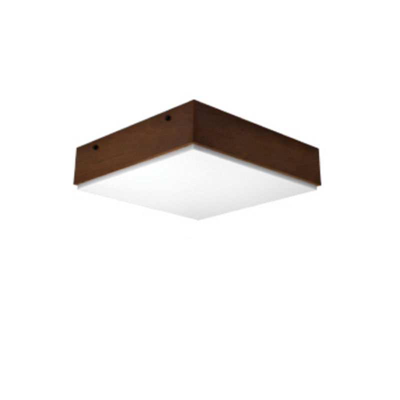 PLAFON COM MADEIRA LATERAL 20X20X9CM - Carrefour