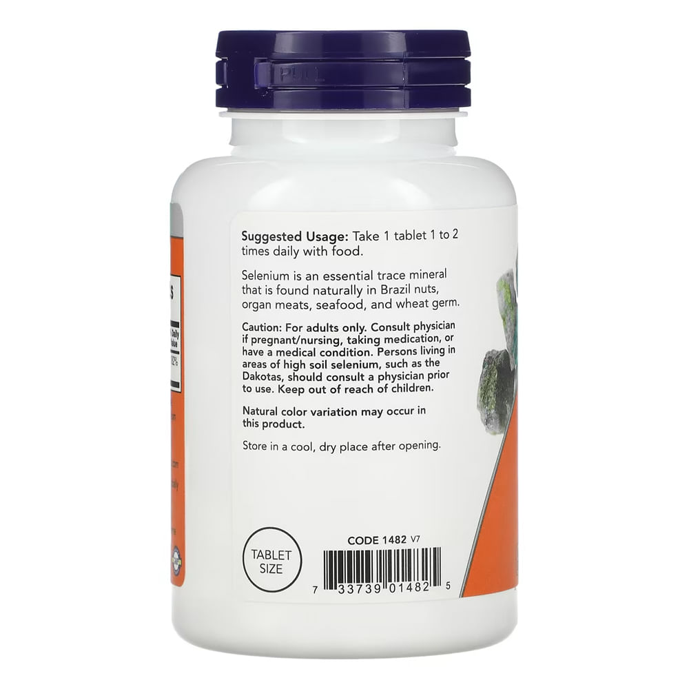 Selênio 100mcg Now Foods Selenium 250 Tablets Importado - Carrefour