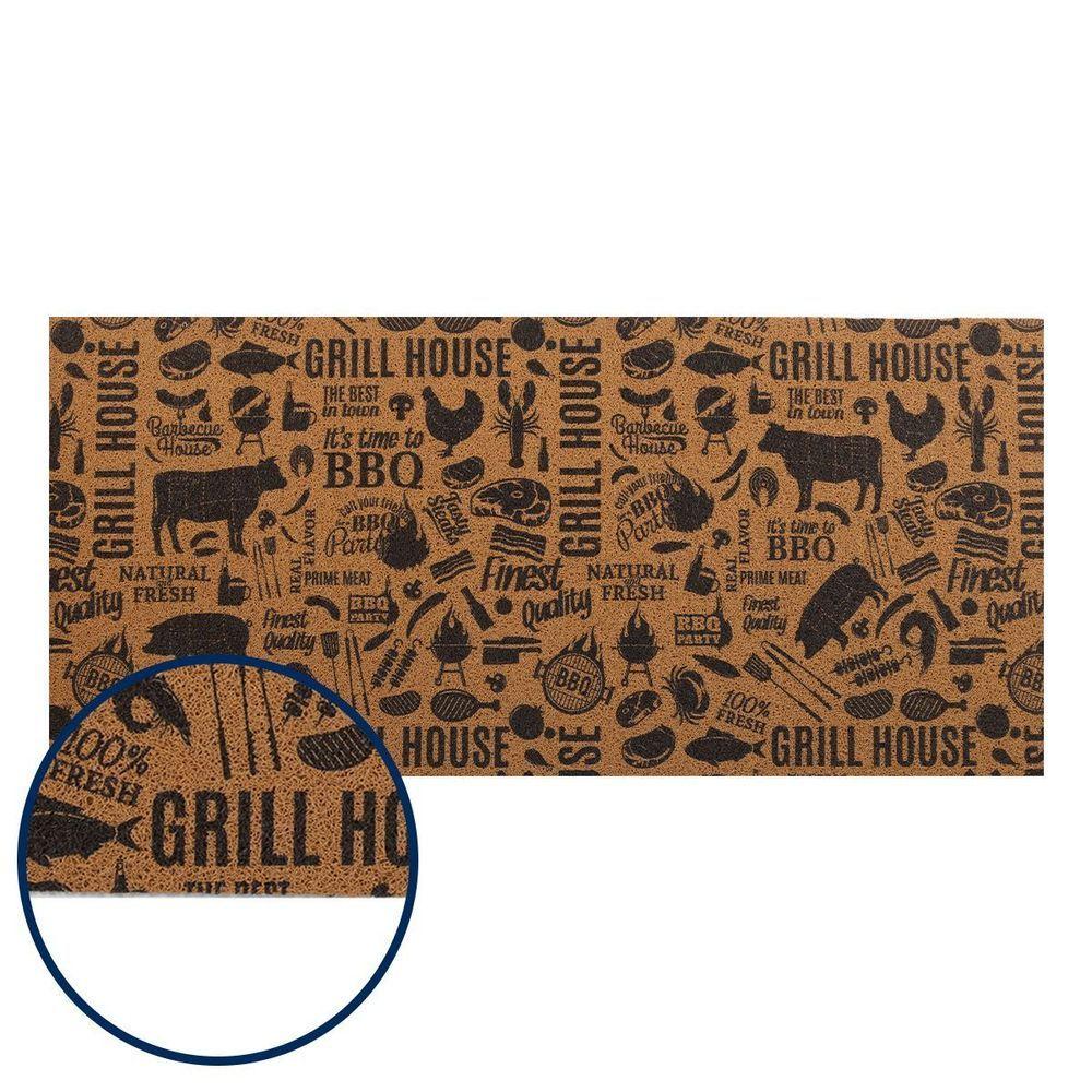 Passadeira Loop Antiderrapante Em Rolo De 60cm X 15m Grill House Kapazi ...