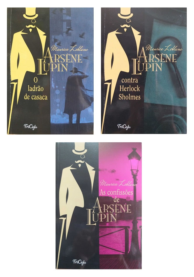 Kit Contendo 3 Livros De Arséne Lupin A Arsène Lupin O Ladrão De Casaca Arséne Lupin
