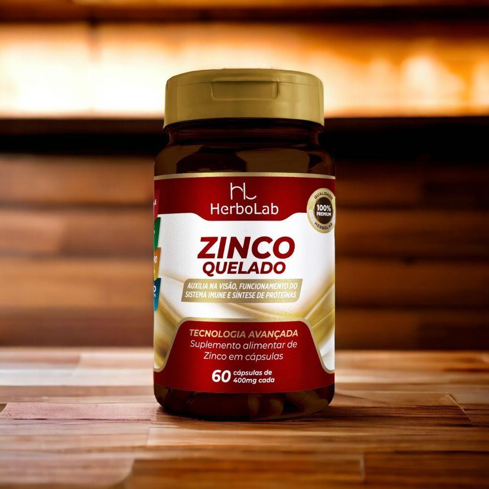 Kit 3x Zinco Quelado 60 Caps - Herbolab D - Carrefour