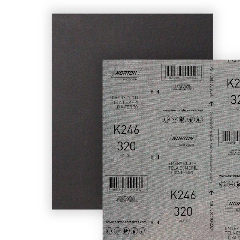 Folha De Lixa Metal Grão 320 Com 10 Unidades Norton - Carrefour