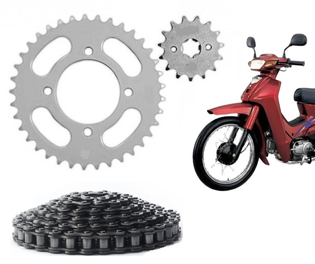 Kit Relação Transmissão Yamaha Crypton 105 1997 Ate 2005 - Carrefour