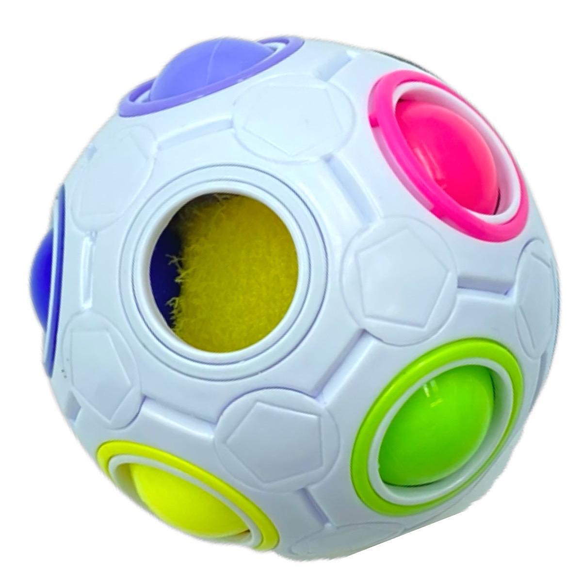 Fidget Toy Bolinha Anti Stress Cubo Mágico Bola Branco - Carrefour