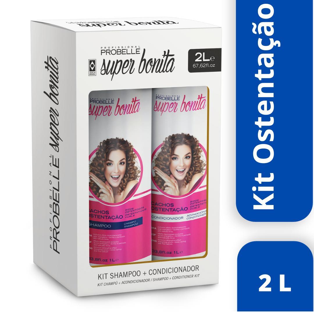 Kit Shampoo + Condicionador 2 Litros Super Bonita Probelle - Carrefour