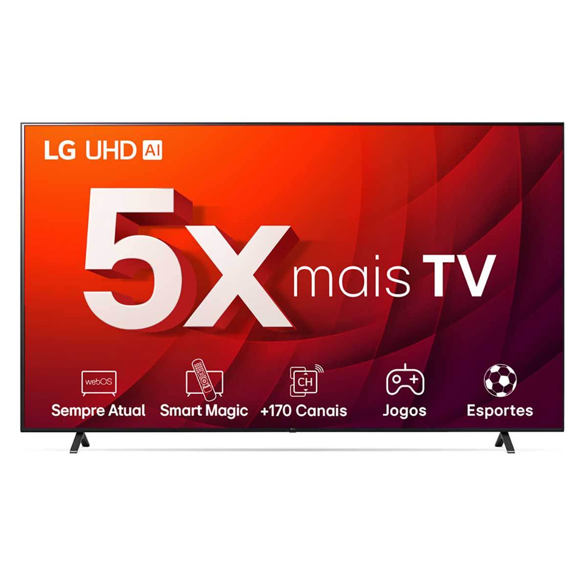 Smart TV 70" 4K LG UHD ThinQ AI 70UR8750PSA HDR Bluetooth Alexa Google ...