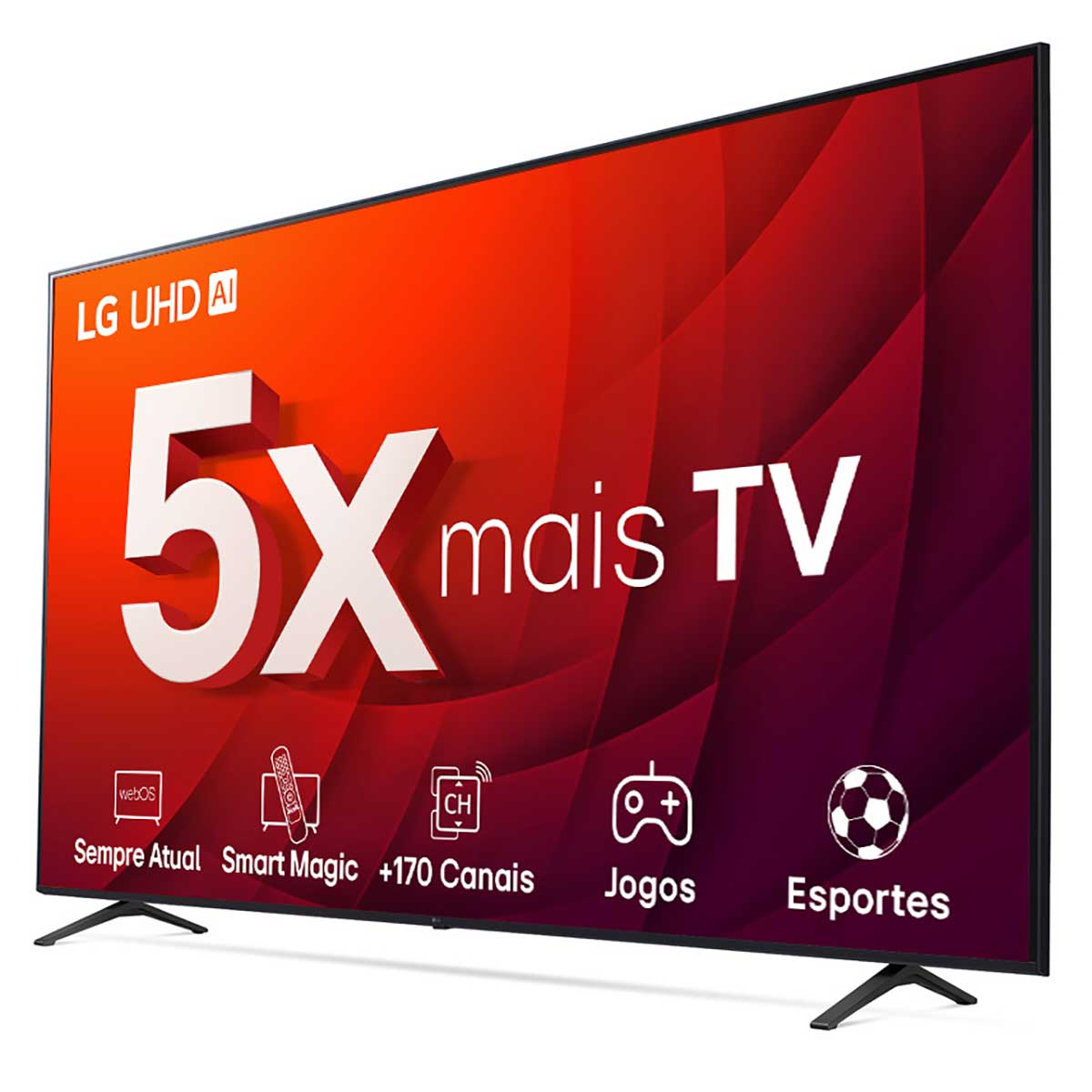 Smart TV 70" 4K LG UHD ThinQ AI 70UR8750PSA HDR Bluetooth Alexa Google ...
