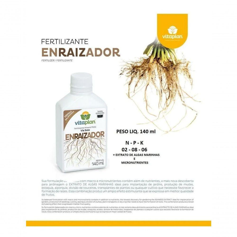 Kit 6 Fertilizantes Enraizadores De Plantas Vitaplan 140mlr - Carrefour