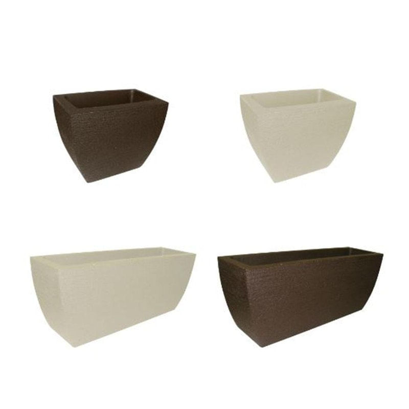 Jogo 6 Vasos Polietileno Floreira 25 Café - Japi - Carrefour