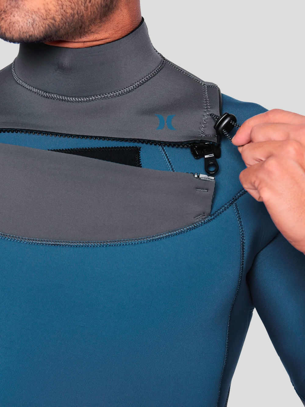 Long John Hurley Advantage Plus 3/2mm Fs Masculino Azul - Carrefour