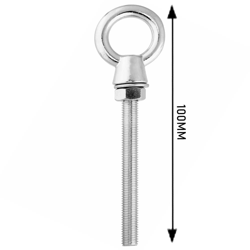 Parafuso Olhal Com Arruela E Porca Inox 100mm - Carrefour