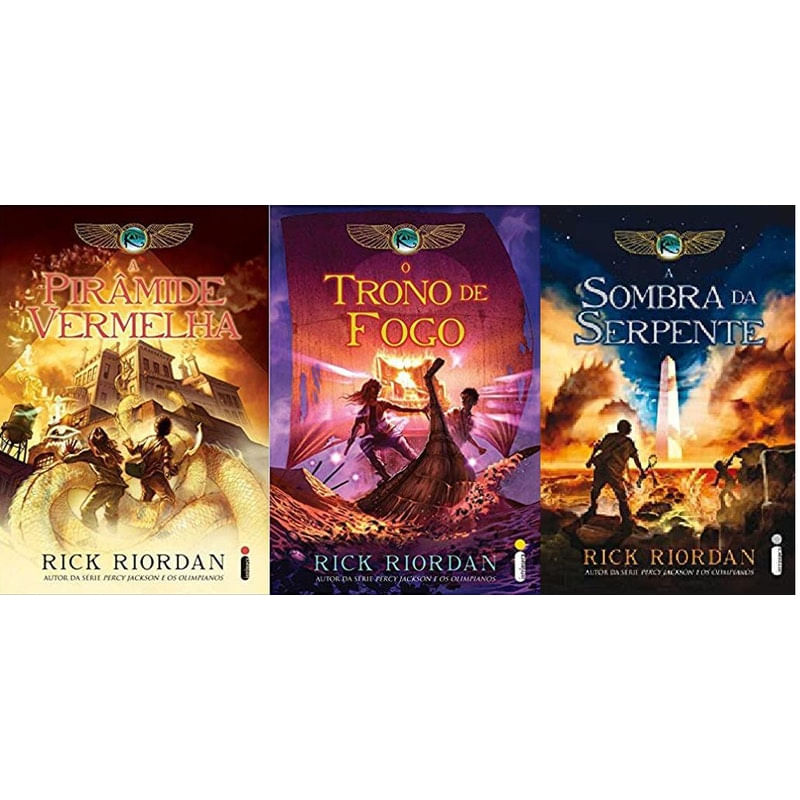 Kit 3 Livros As Cronicas Dos Kane Rick Riordan - Carrefour