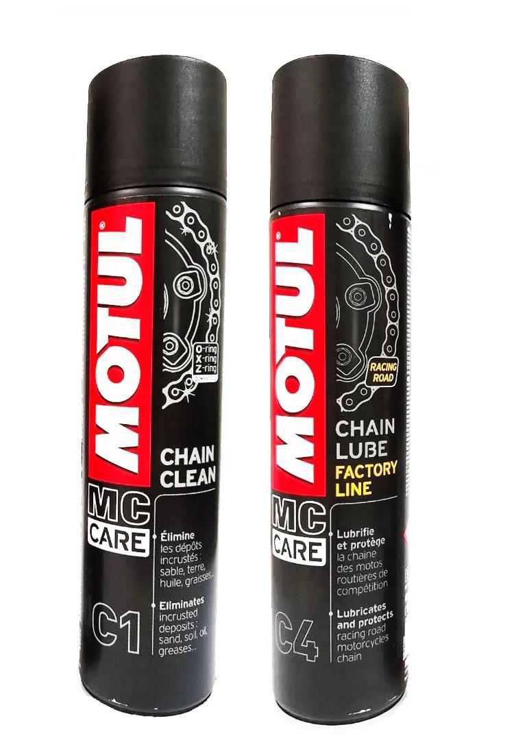 Lubrificante Motul C4 + C1 Chain Clean Correntes Motos 400ml - Carrefour
