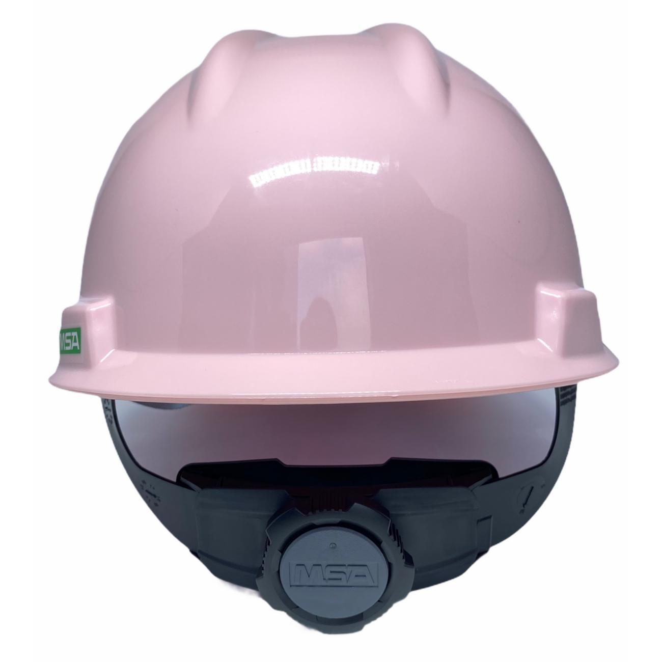 Capacete De Proteção Msa Rosa + Supenção Catraca C.a 498 - Carrefour