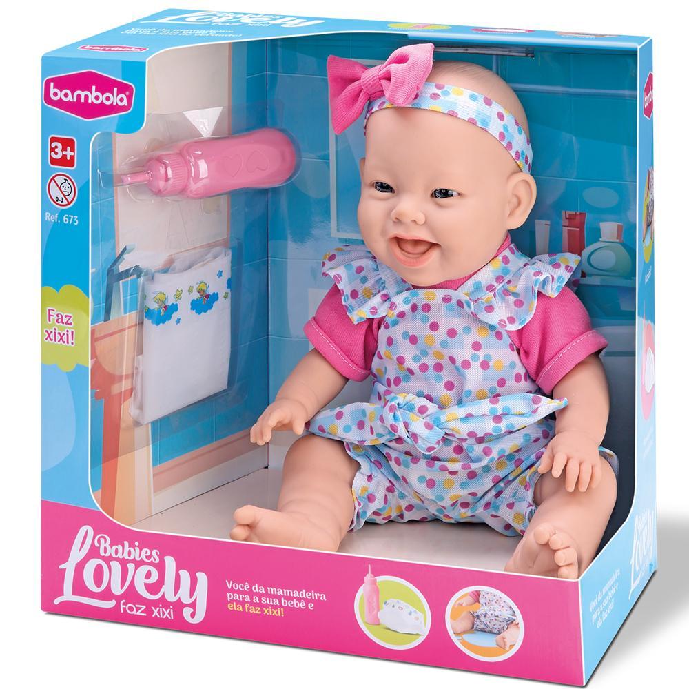 Boneca Estilo Reborn Lovely Babies Faz Xixi - Bambola - 769 - Carrefour