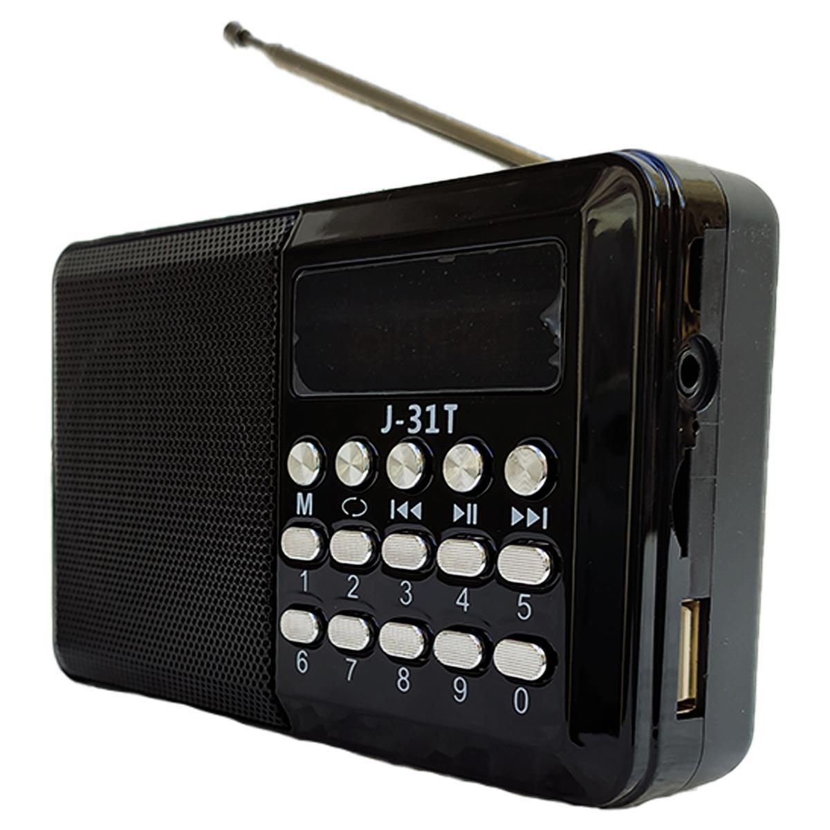 Rádio Portátil Digital Wireless Usb Antena Bluetooth Preto - Carrefour