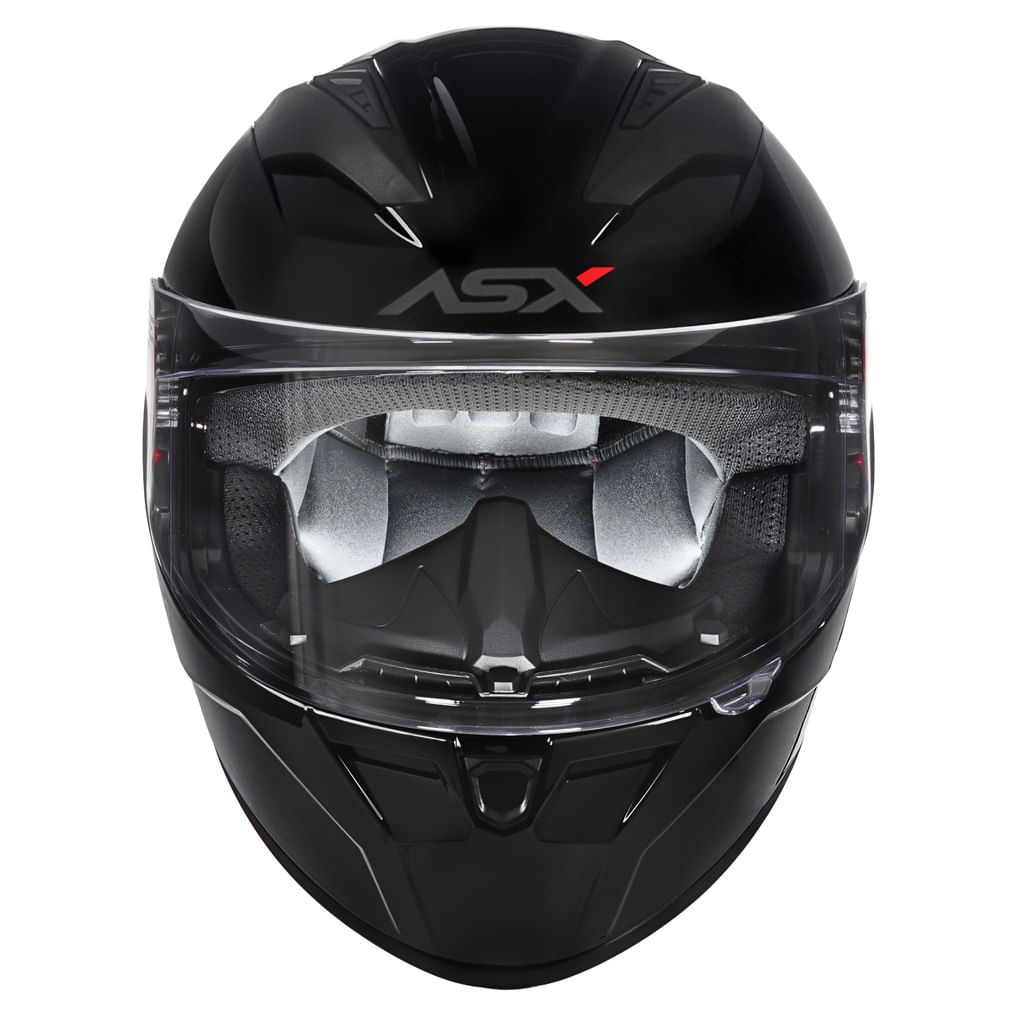 Capacete Asx City Solid Preto Grafite Brilhante - Carrefour