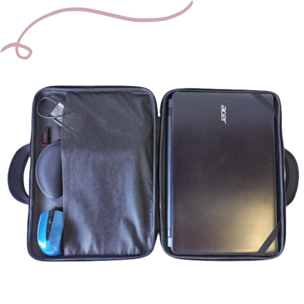 Maleta De Notebook Rigida Preto 14 Polegadas - Carrefour