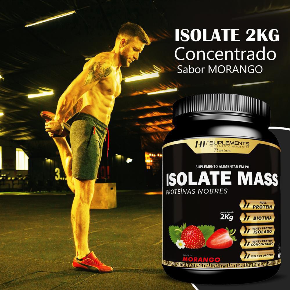Isolate Mass Hipercalorico Proteinas Nobres 2 Kg Morango - Carrefour