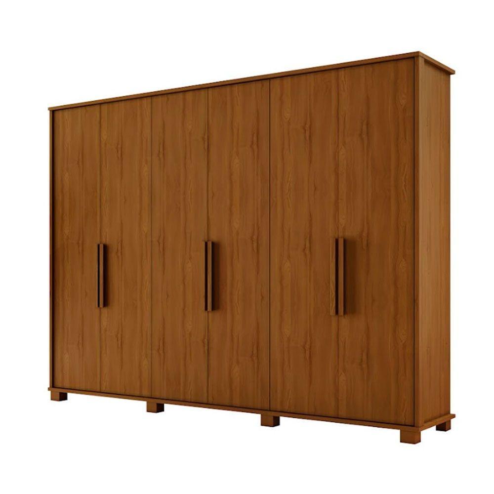 Guarda Roupa Viena 6 Portas E 5 Gavetas Mdp Rovere - Carrefour