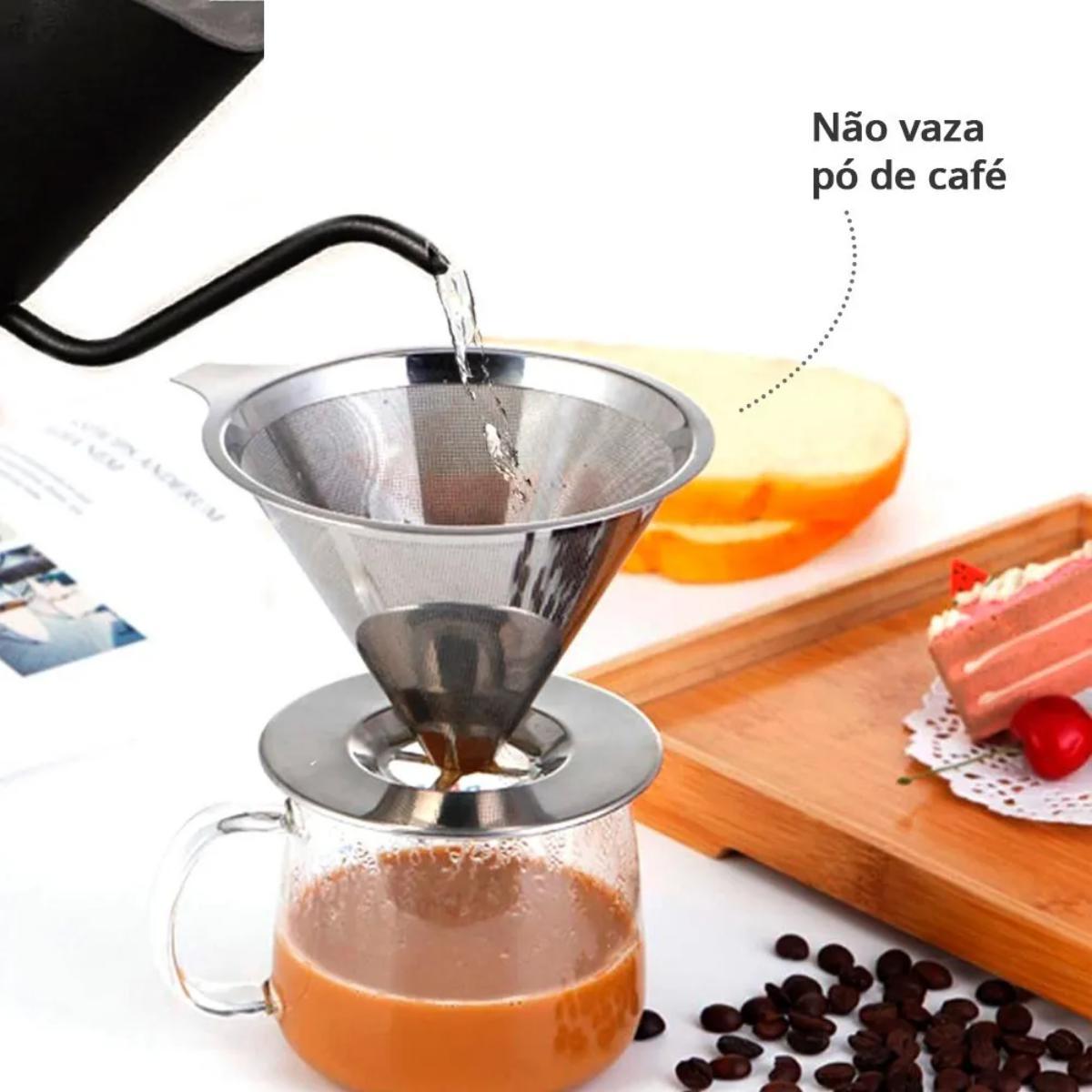 Coador De Café Aço Inox Ecológico Pequeno - Carrefour