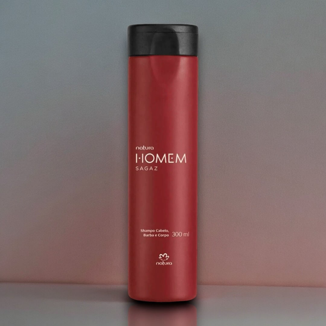 Shampoo Cabelo, Barba E Corpo Homem Sagaz 300 Ml - Carrefour