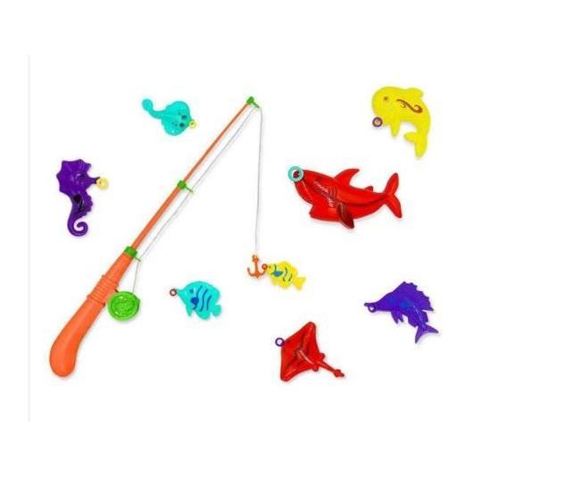 Brinquedo Kit Pescaria Infantil Peixes Pesca 9 Peças - Carrefour