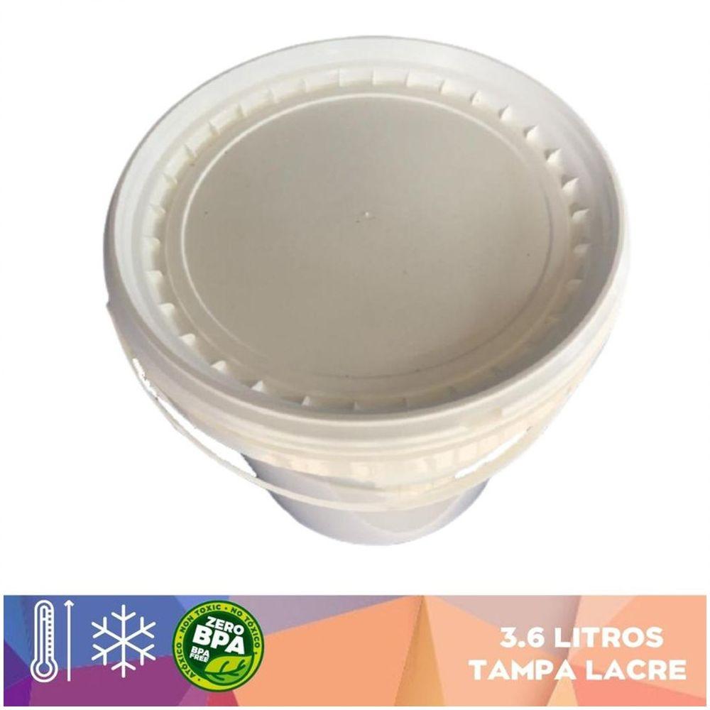 Balde Alça Plastica Para Colocar Gel 3,6 Litros 05 Peças - Carrefour