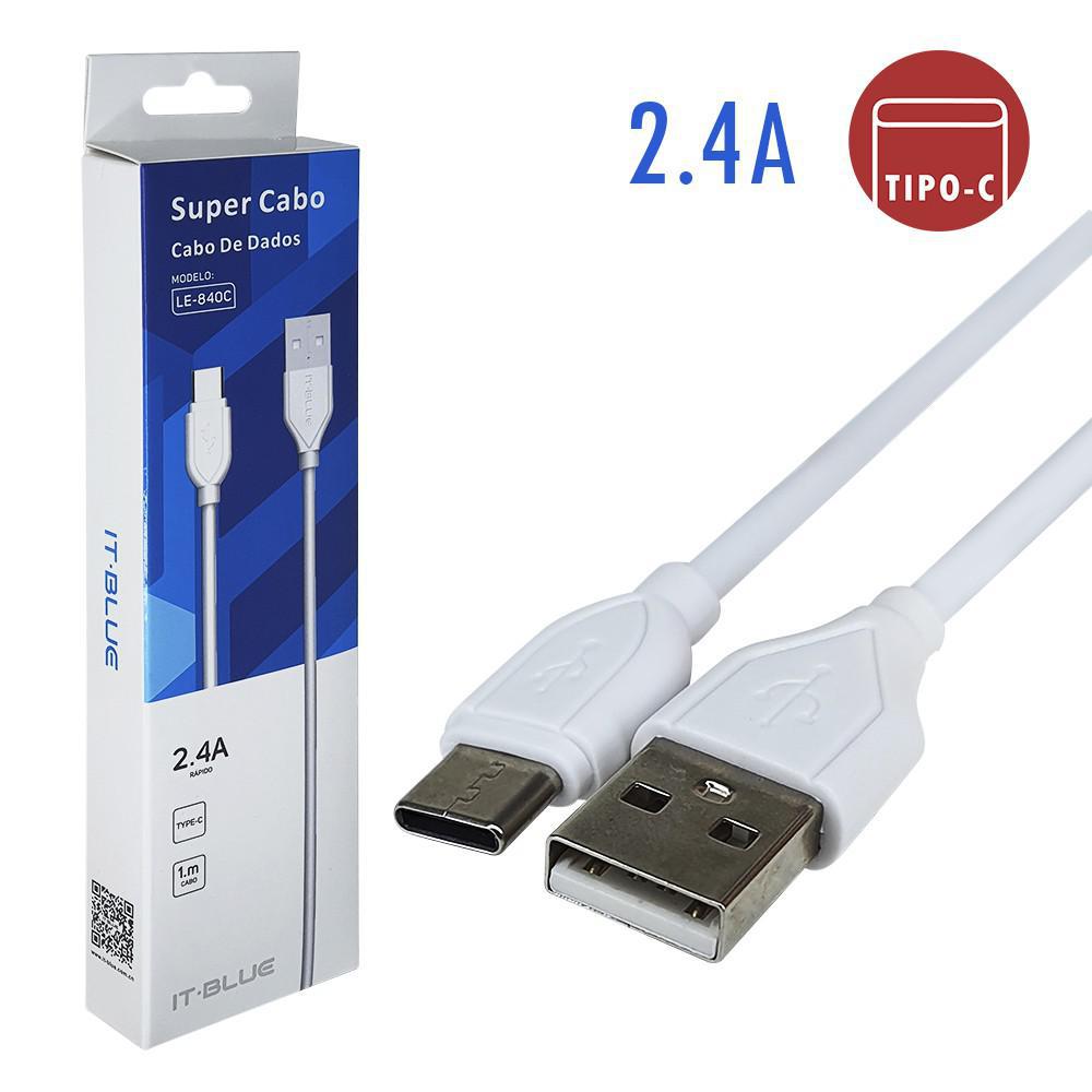Kit 5 Cabos Carregador Tipo C Cabo Usb C Carga Rápida Branco - Carrefour