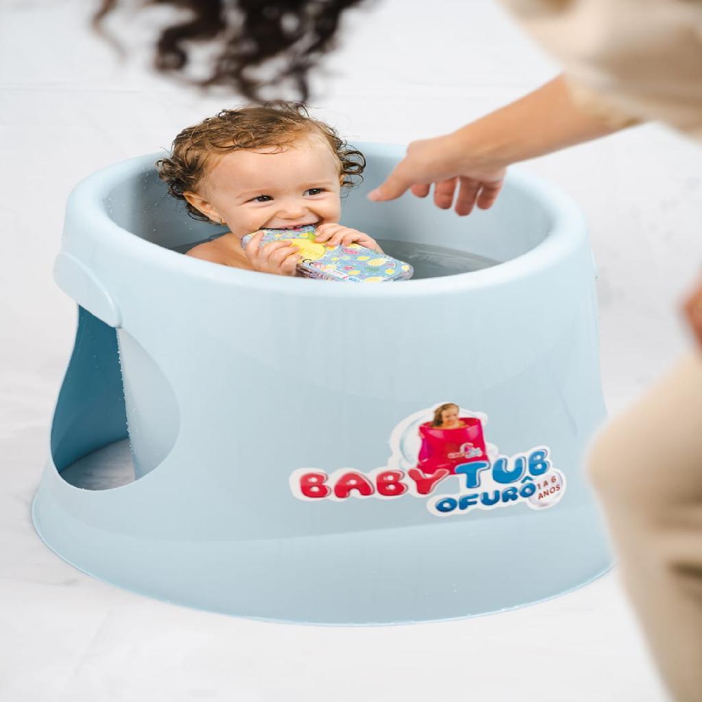 Ofuro Infantil Banheira Baby Tub Candy Azul 1 A 6 Anos - Carrefour