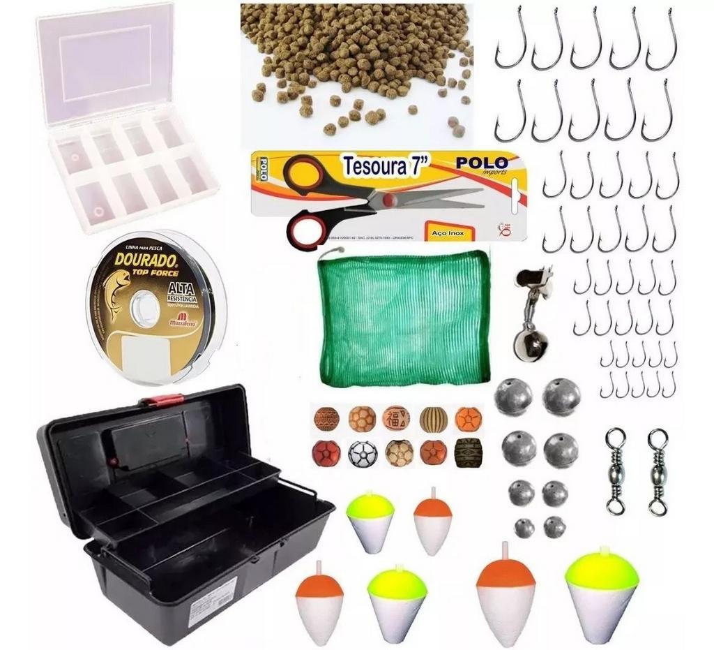 Kit Pescaria Básico Completo Maleta E Itens Summer - Carrefour