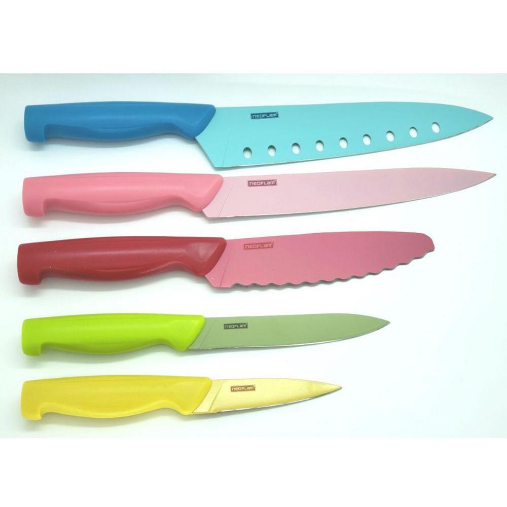 Jogo De Facas Coloridas Neoflam Antiaderente 5 Peças - Carrefour