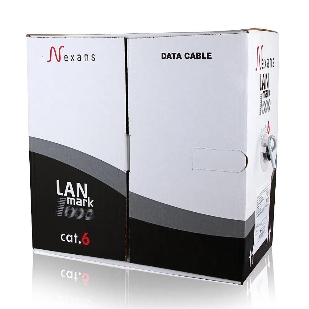 Cabo De Rede Nexans Cat6 Cinza - 10 Metros - Carrefour