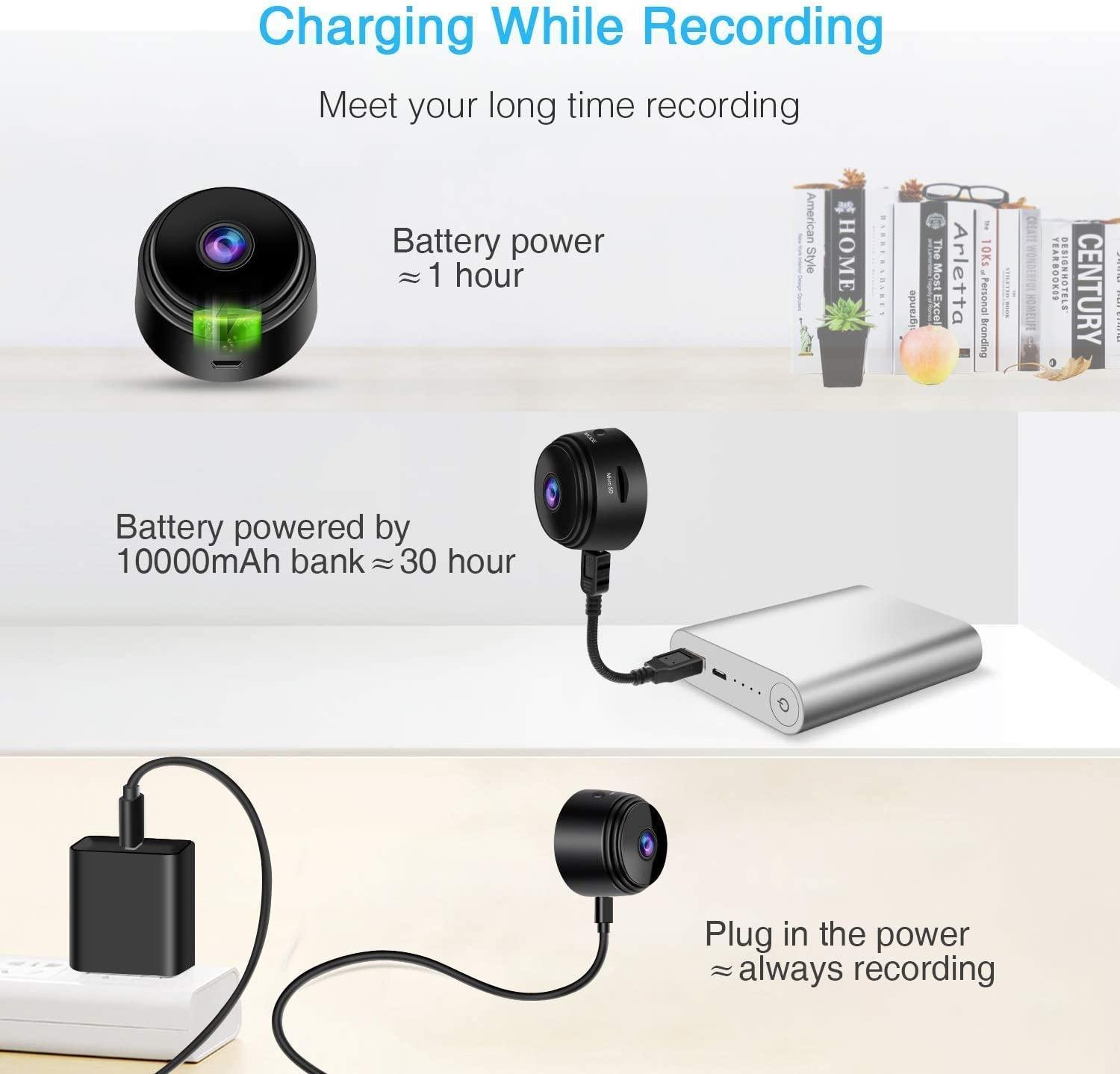 Mini Câmera Wifi Discreta Full Hd 360 Graus - Carrefour