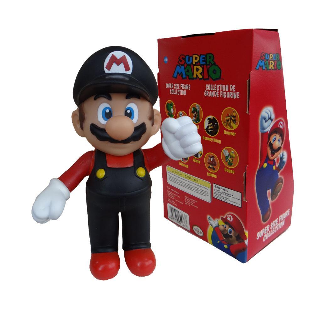 Boneco Mario Flying Preto - Super Mario Bros Grande - Carrefour