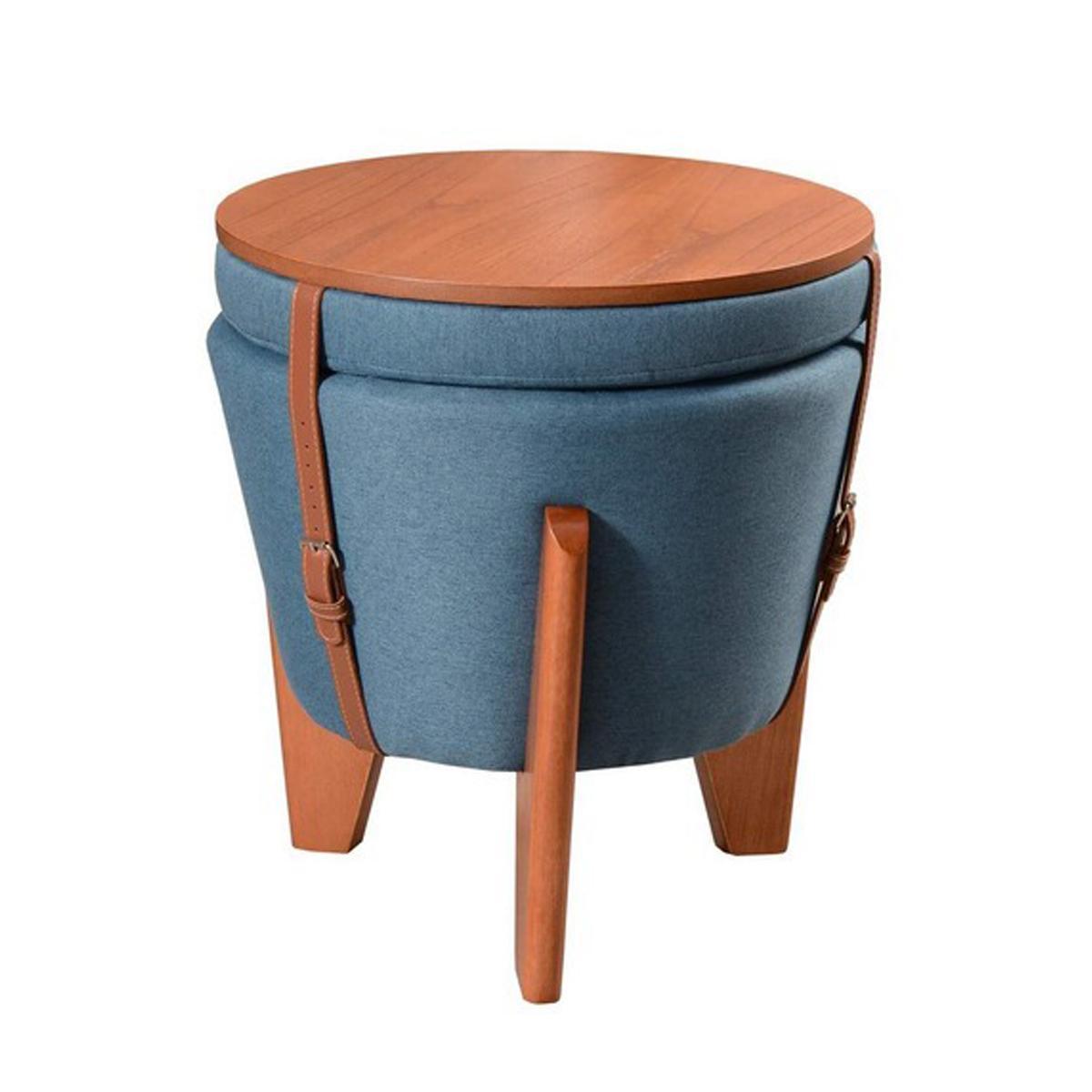 Kit 2 Puffs Decorativo Baú Flex Tampo Para Mesa Centro Linho - Carrefour