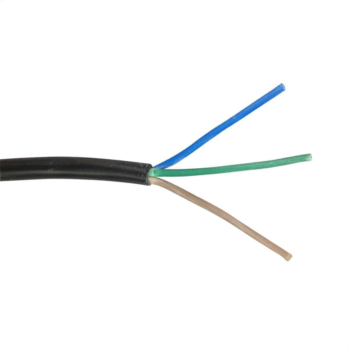 Cabo Pp 3x1,00 Mm Elétrico Flexível Preto - 4 Metros - Carrefour