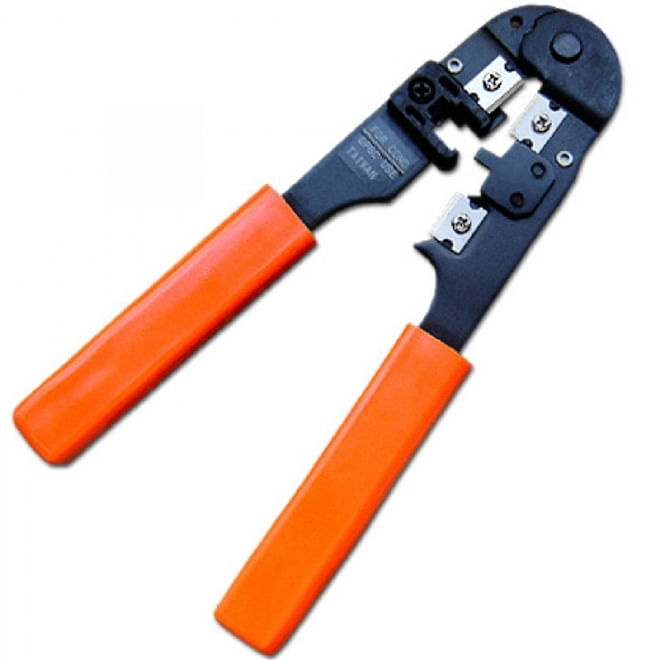 Alicate De Crimpar Para Conector RJ45 210C Goldem Cabo Código Do ...