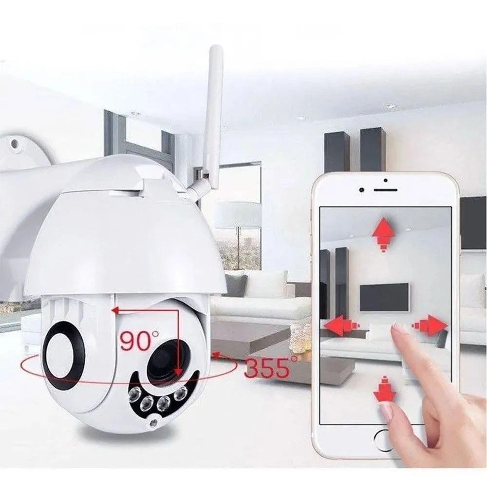 Câmera Externa Rotativa Smart Hd Monitoramento Casa Loja - Carrefour