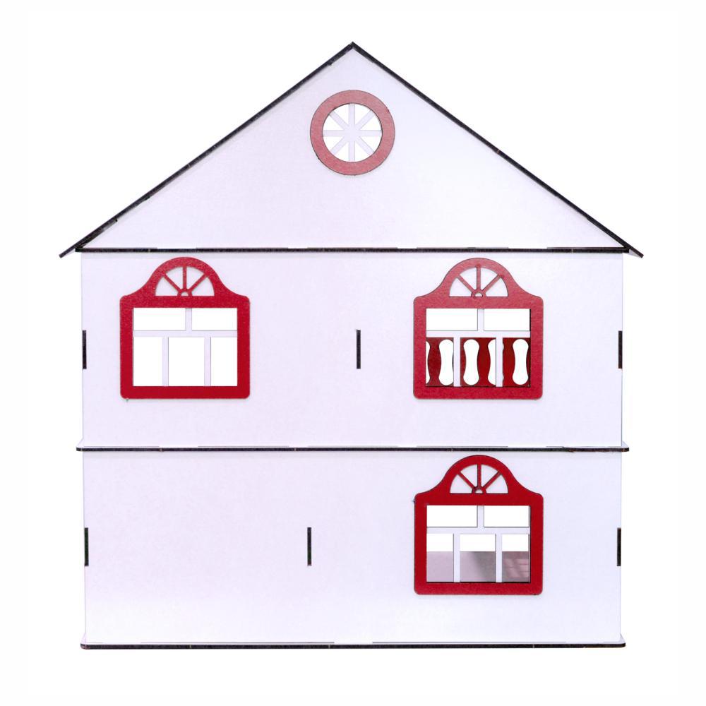 Casa De Bonecas Escala Decorativa Modelo July Rubrum Darama - Carrefour