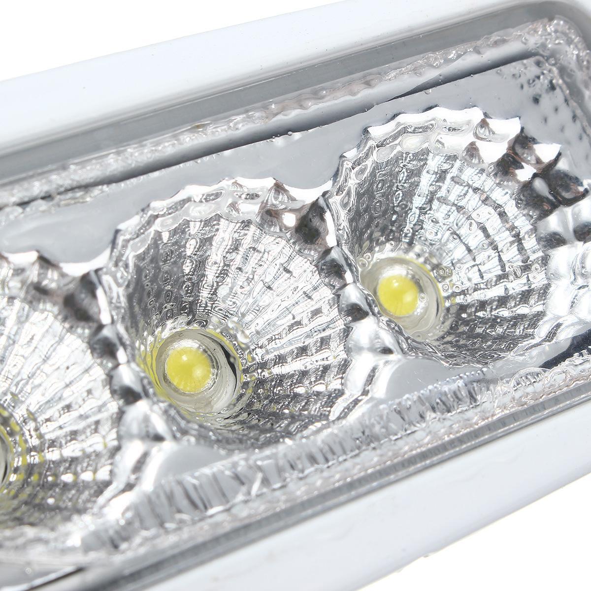 Farol Refletor Em Alumínio E Base Inox Para Deck 6 Leds - Carrefour