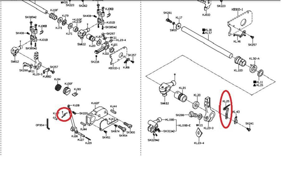Kit Looper Kl25 E Lp26 Máq De Costura Overlock Industrial - Carrefour