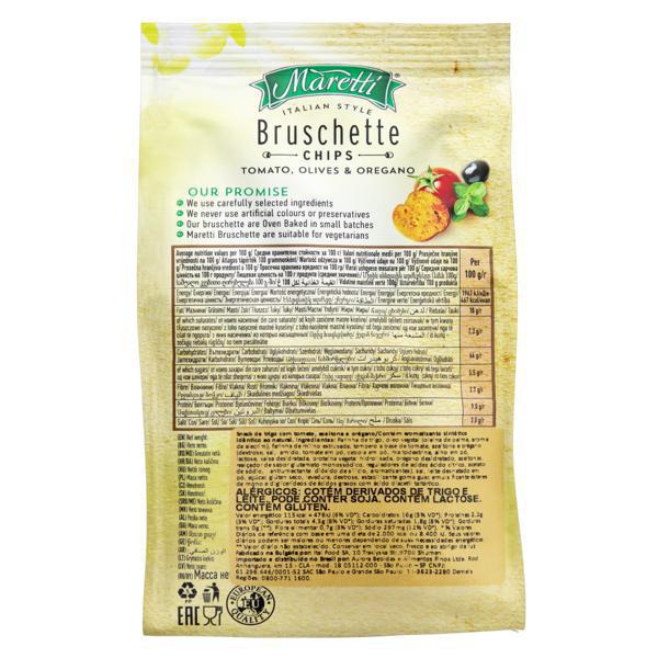 Kit 5x Bruschetta Maretti Tomato, Olive E Orégano 85g - Carrefour