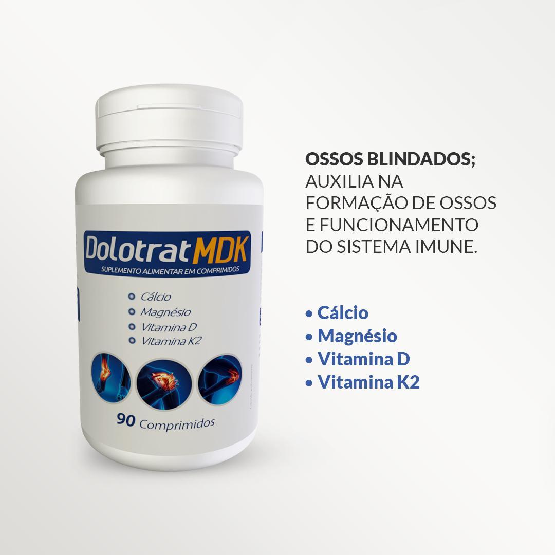 Dolotrat Mdk Calcio Magnesio Vitamina D K2 90 Comprimidos - Carrefour