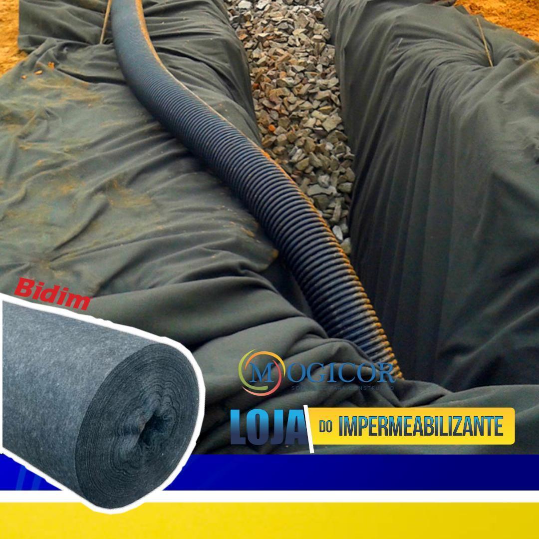 Manta Geotêxtil 70m2 Bidim Original Para Drenagem Terrenos - Carrefour