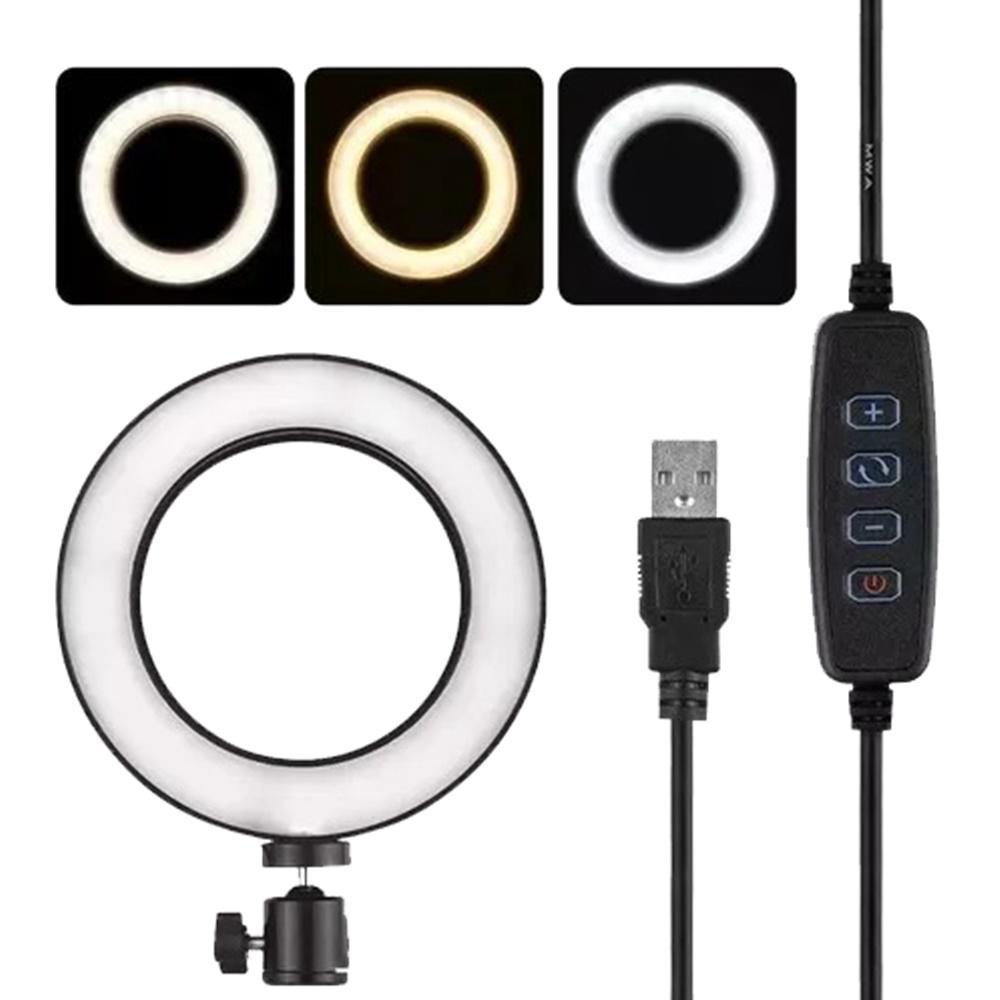 Luz Ring Light 10 Pol Led 3500/5500k Tripé Suporte Celular - Carrefour