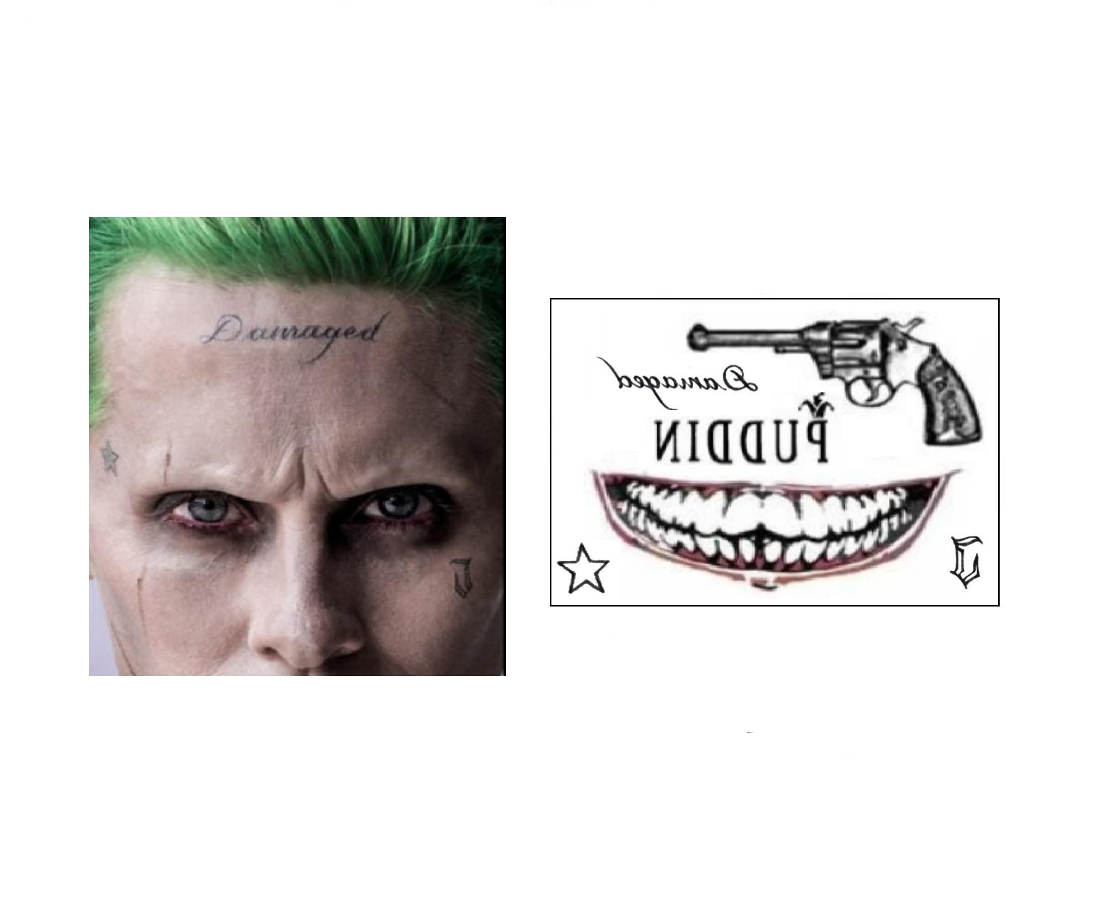 Tatuagem Temporária Modelos Coringa Cosplay - Carrefour