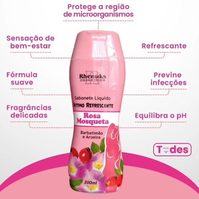 Sabonete Intimo Rosa Mosqueta 200g Rhenuks - Carrefour