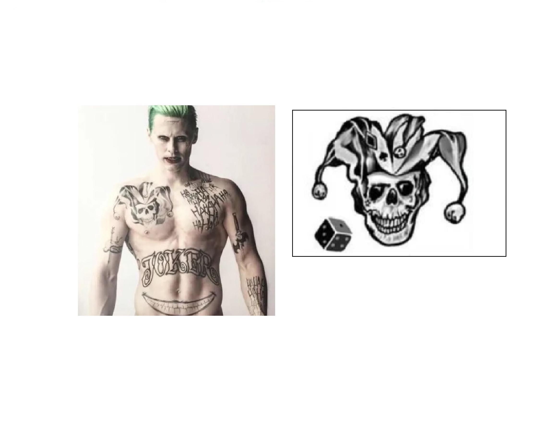 Tatuagem Temporária Modelos Coringa Cosplay - Carrefour